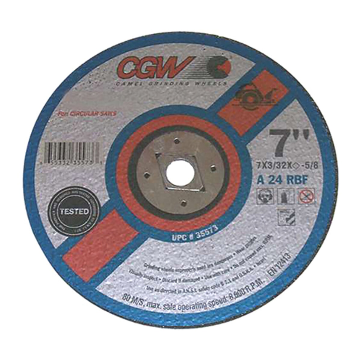 CGW Abrasives Mason Blade 7 in. x 3/32 in. x 5/8 in | SiteOne